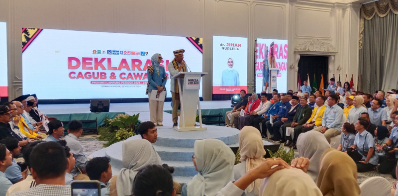 11 Parpol Siap Usung Rahmat Mirzani Djausal dan Jihan Nurlela maju Pilgub Lampung 2024. - M-TJEK ...